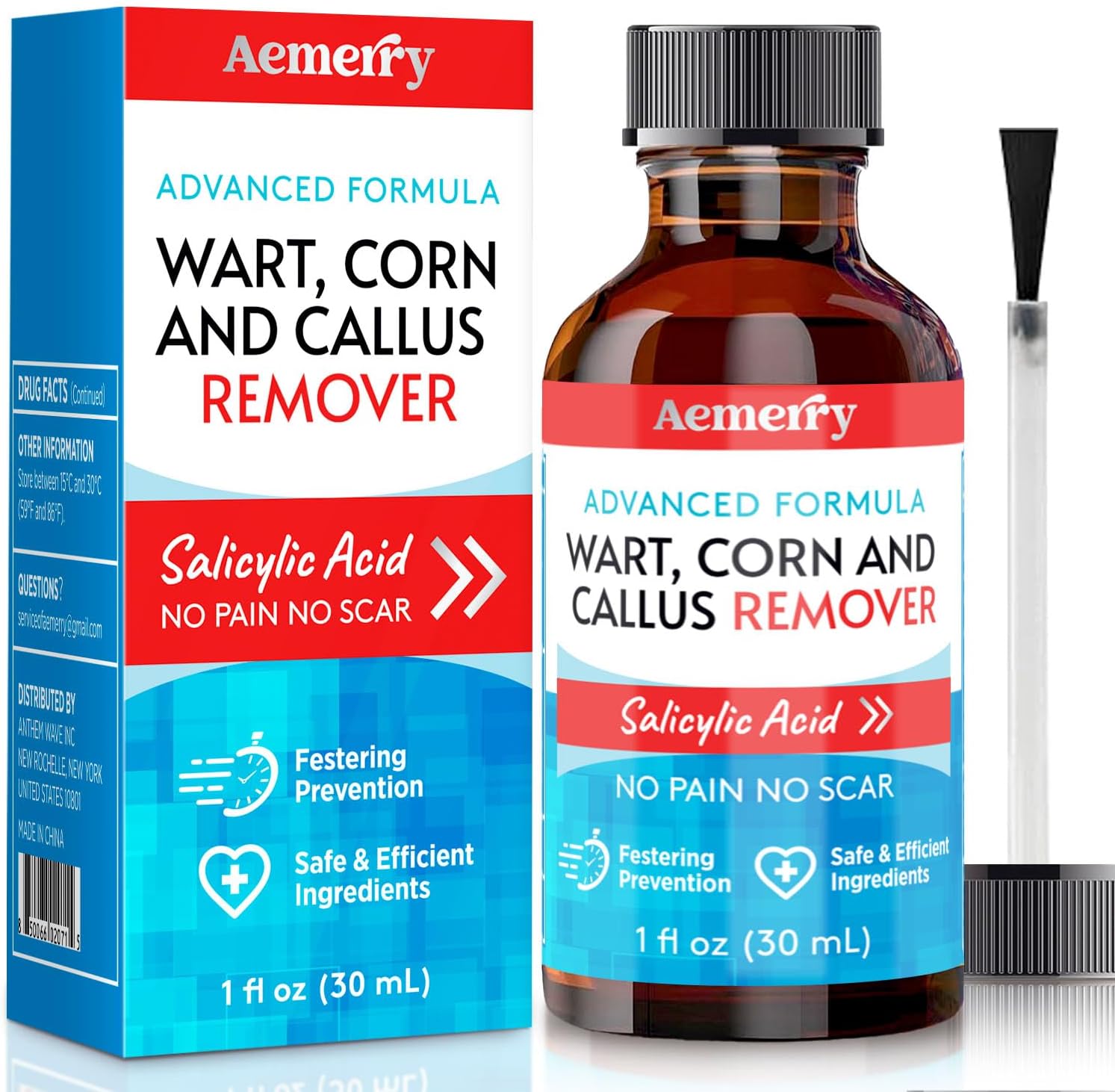 Amazon.com: Plantar Wart Corn Remover for Feet: Maximum Strength ...