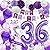 Buy Santonila Purple 36th Birthday Decorations set Happy Birthday ...