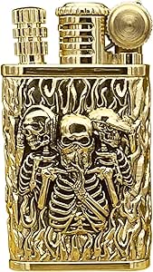 Amazon.com: AlRWAY 2 in 1 Kerosene Permanent Match Lighetr Reusable ...