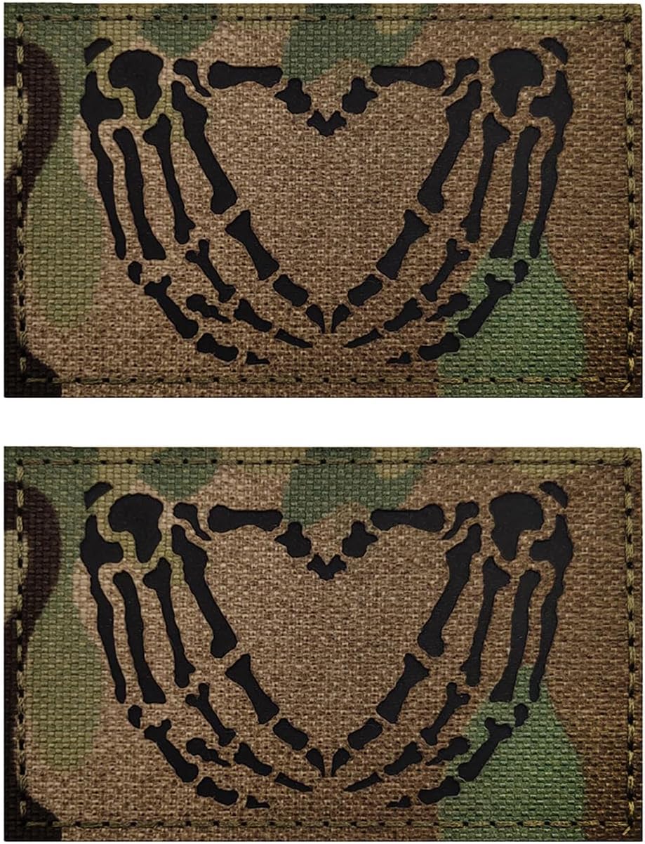 Amazon.com: 2 PCS AliPlus Heart Shaped Ghost Claw Patches IR Infrared ...