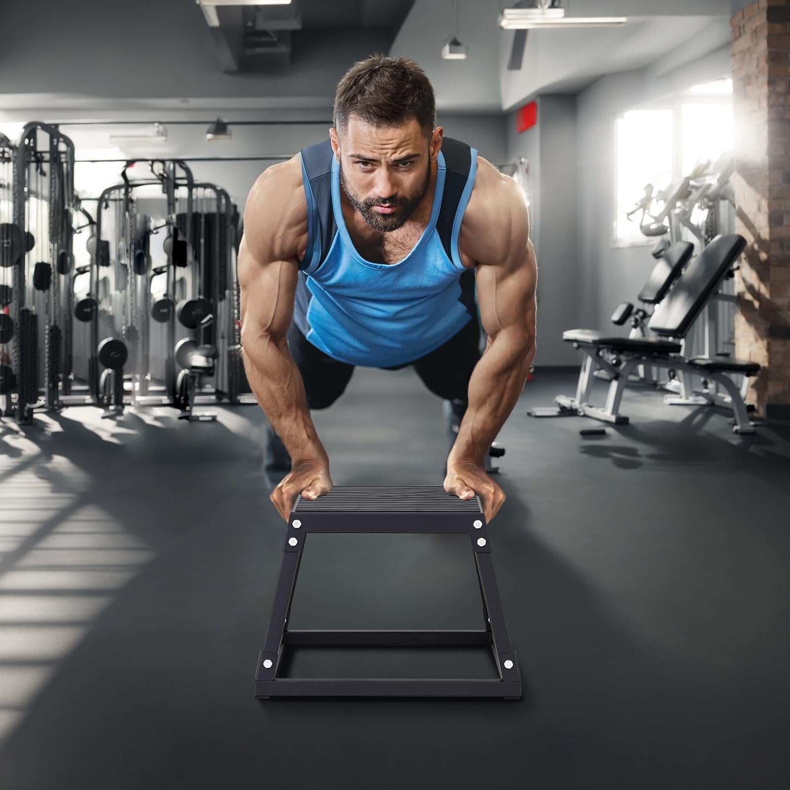 Snapklik.com : Plyometric Platform Box, 12 Inch Plyometric Jump Box ...