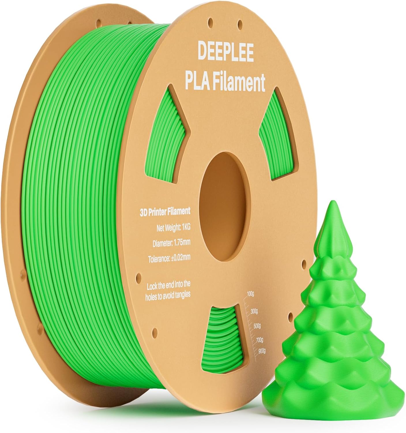 DEEPLEE PLA Filament 1.75mm for 3D Printers, Accuracy Tolerance +/- 0 ...