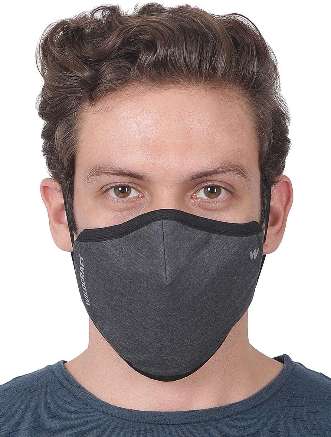 Wildcraft HypaShield Supermask reusable outdoor protection mask -Black ...