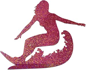 Amazon.com - Surfer Girl Silhouette Sticker Vinyl Decal Notebook Car ...