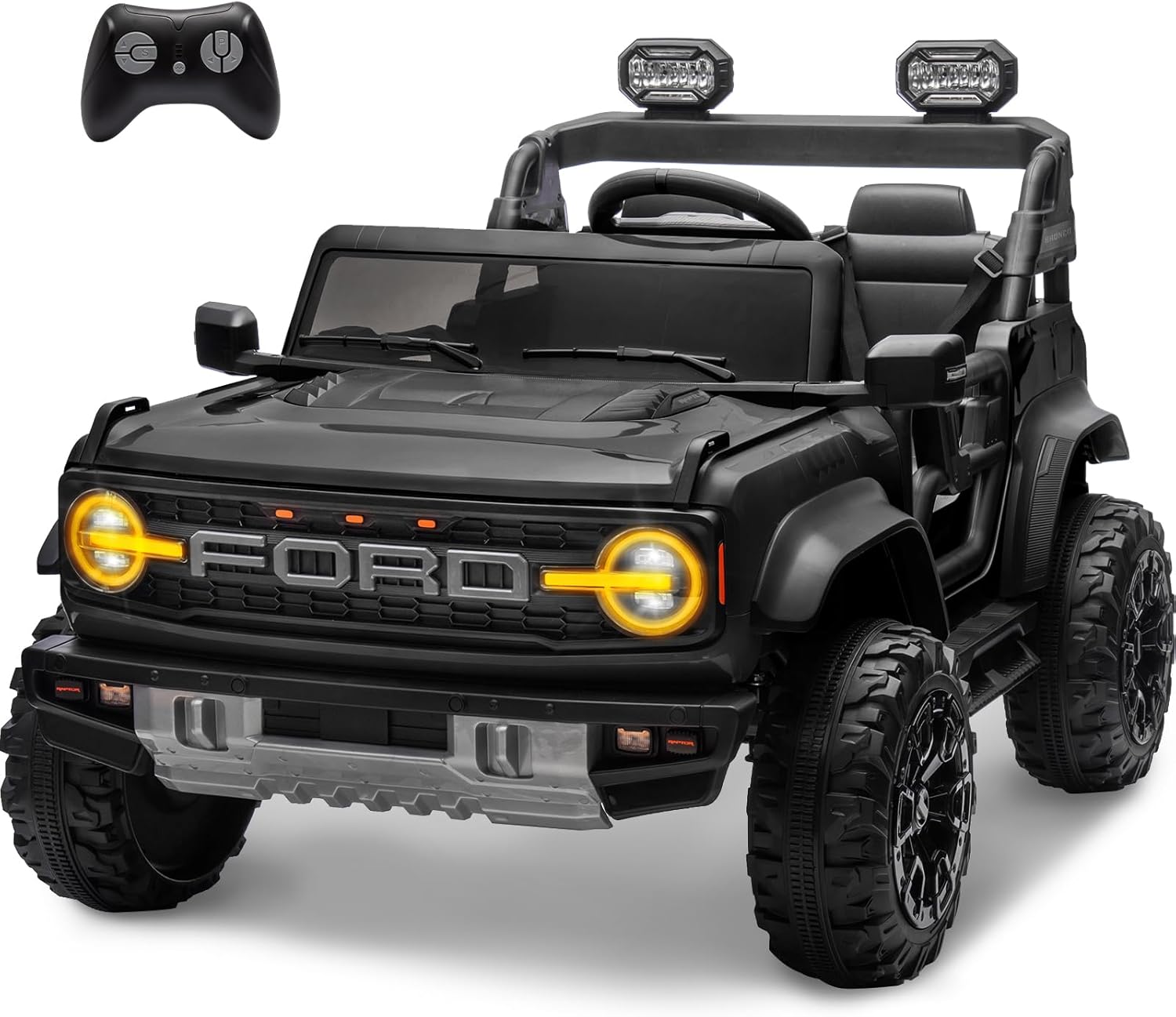 Amazon.com: ENYOPRO 24V Licensed Ford Bronco Raptor Electric Car for ...