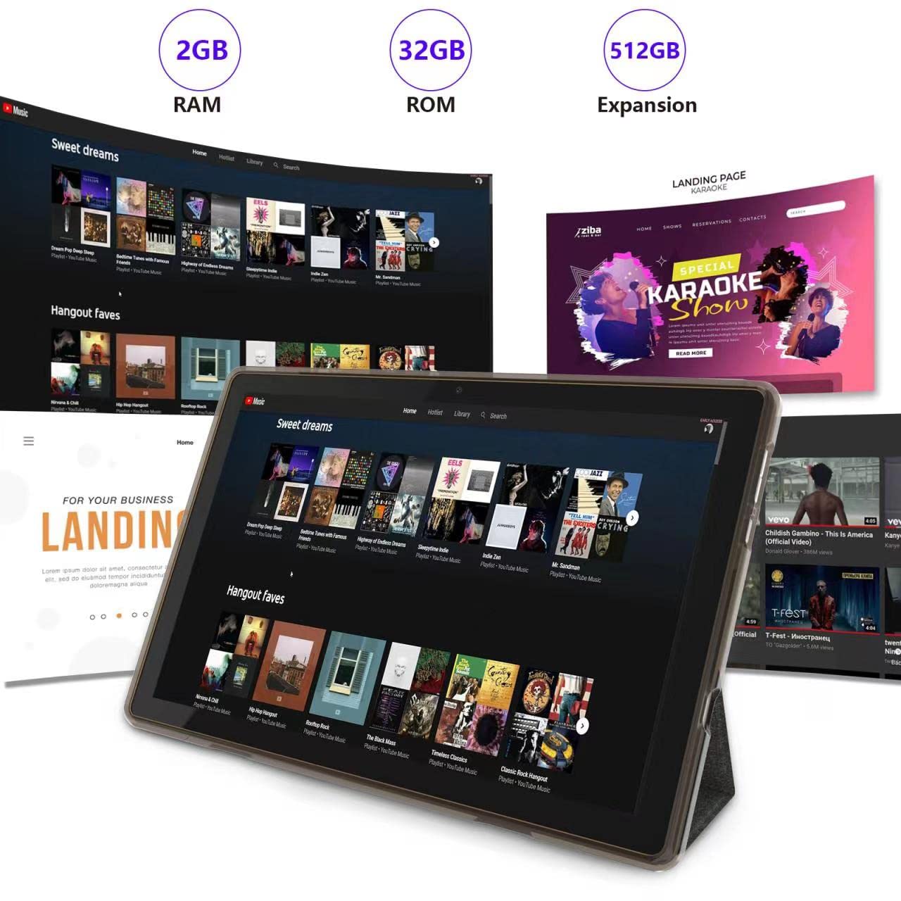 Snapklik.com : NOVOJOY Tablet 10 Inch Tablet
