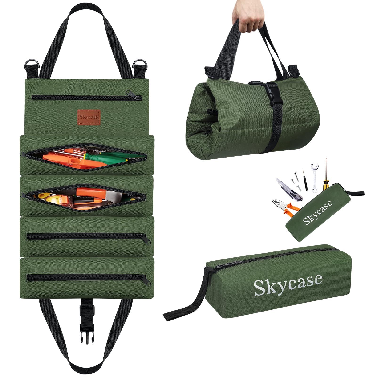 Skycase Tool Bag Zipper Pouch - 2 Pcs Multi-function Tool Organizer for ...