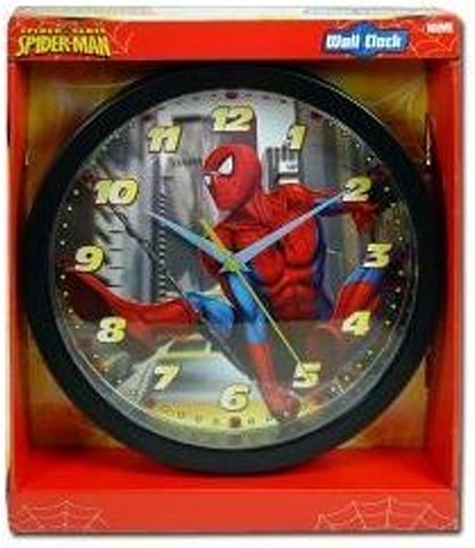 Amazon.com: Spiderman Spider Sense Plastic Wall Clock : Home & Kitchen
