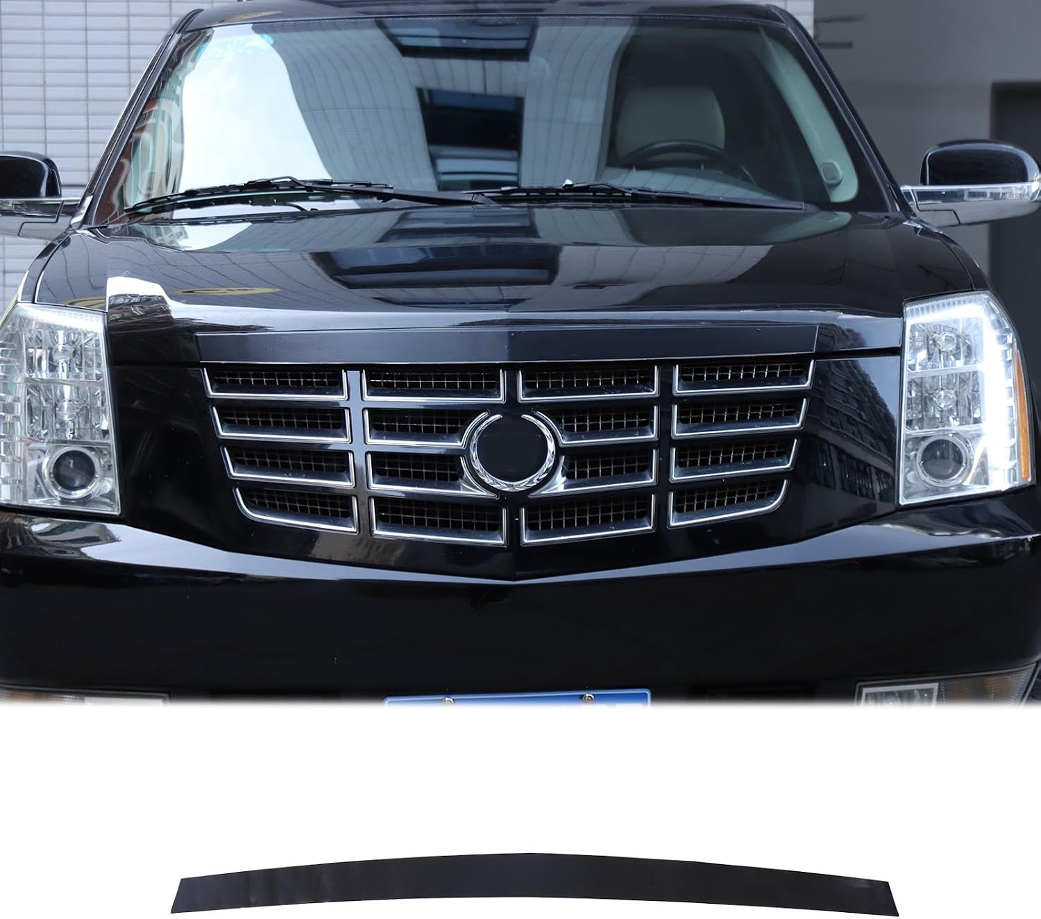 Amazon.com - Front Bumper Upper Hood Trim Decal Sticker Compatible with ...