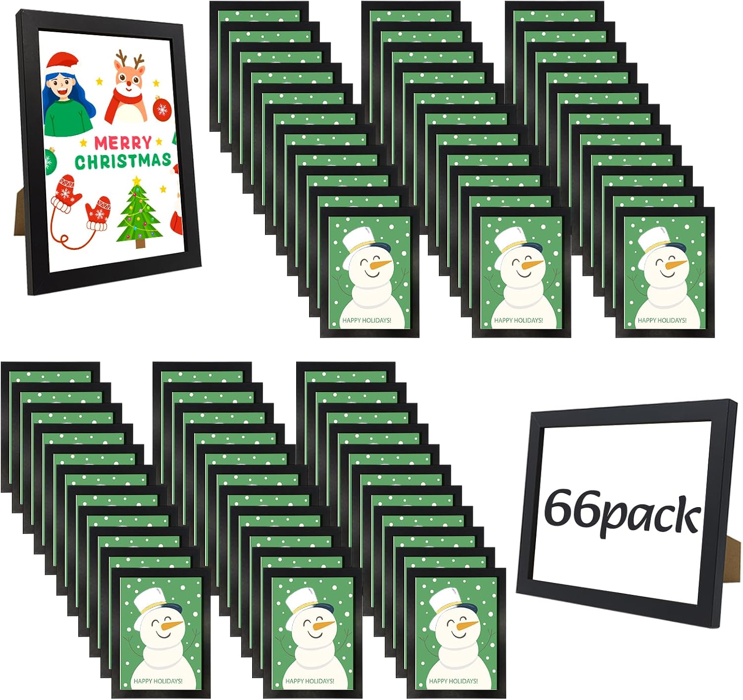 Amazon.com - YOUKE OLA Set of 66 Picture Frame Bulk Photo Frames Wall ...