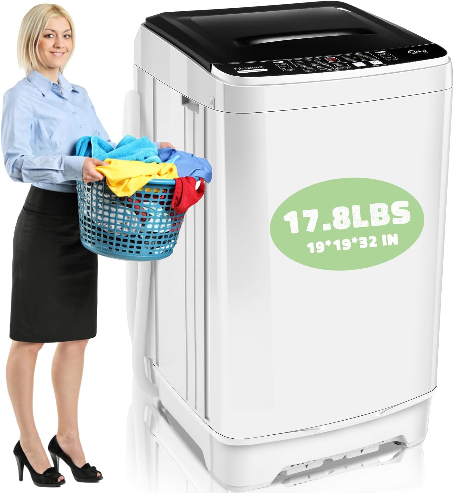 Amazon.com: Avanti CTW14X0W-IS Compact Washing Machine 1, 13.8-Cu.Ft ...