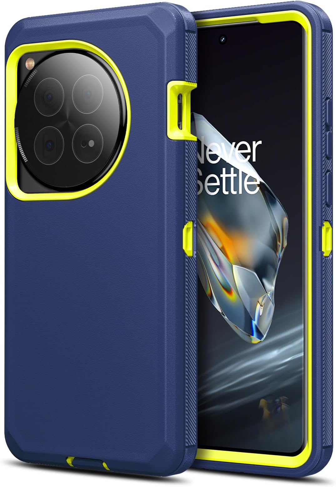 Amazon.com: Jiunai for OnePlus 12 Case Heavy Duty Dust Proof Dual Layer ...