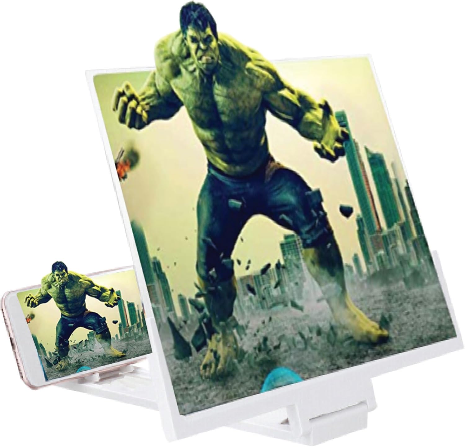Wress 14 Inch Mobile Phone Screen Magnifier 3D HD Video Amplifier Stand ...