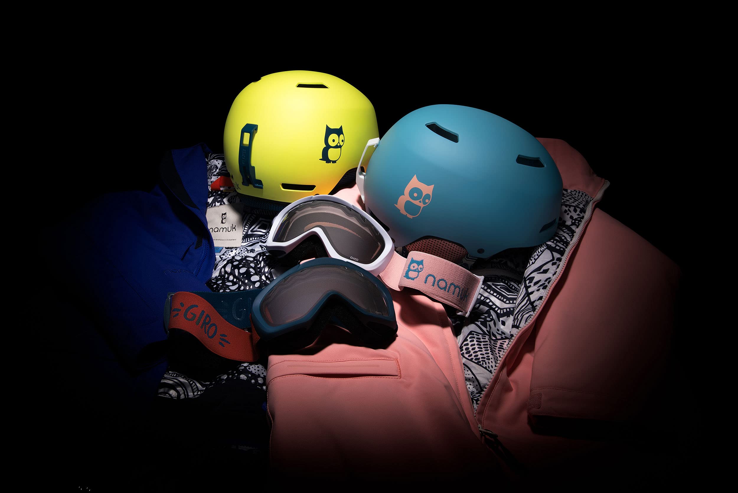 Snapklik.com : Giro Crue MIPS Kids Snow Helmet - Matte Shock Blue - Size XS