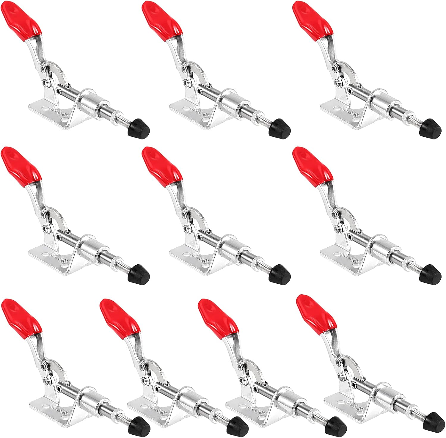 MUKLEI 10 Packs Toggle Clamp, 301AM Adjustable Push Pull Toggle Clamp ...