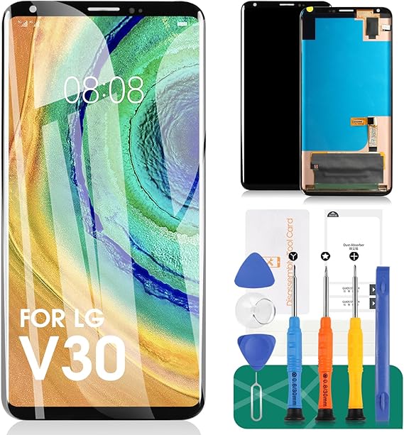 Amazon.com: החלפת מסך עבור LG V30 / V35 ThinQ V350ULM V350AWM H932 H931 V300S VS996 US998 H933 ...