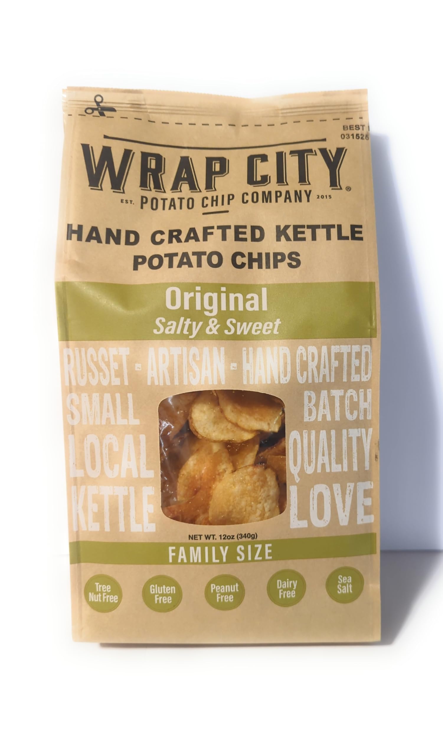 Amazon.com: Wrap City Potato Chip Company - Original - Russet, Artisan ...
