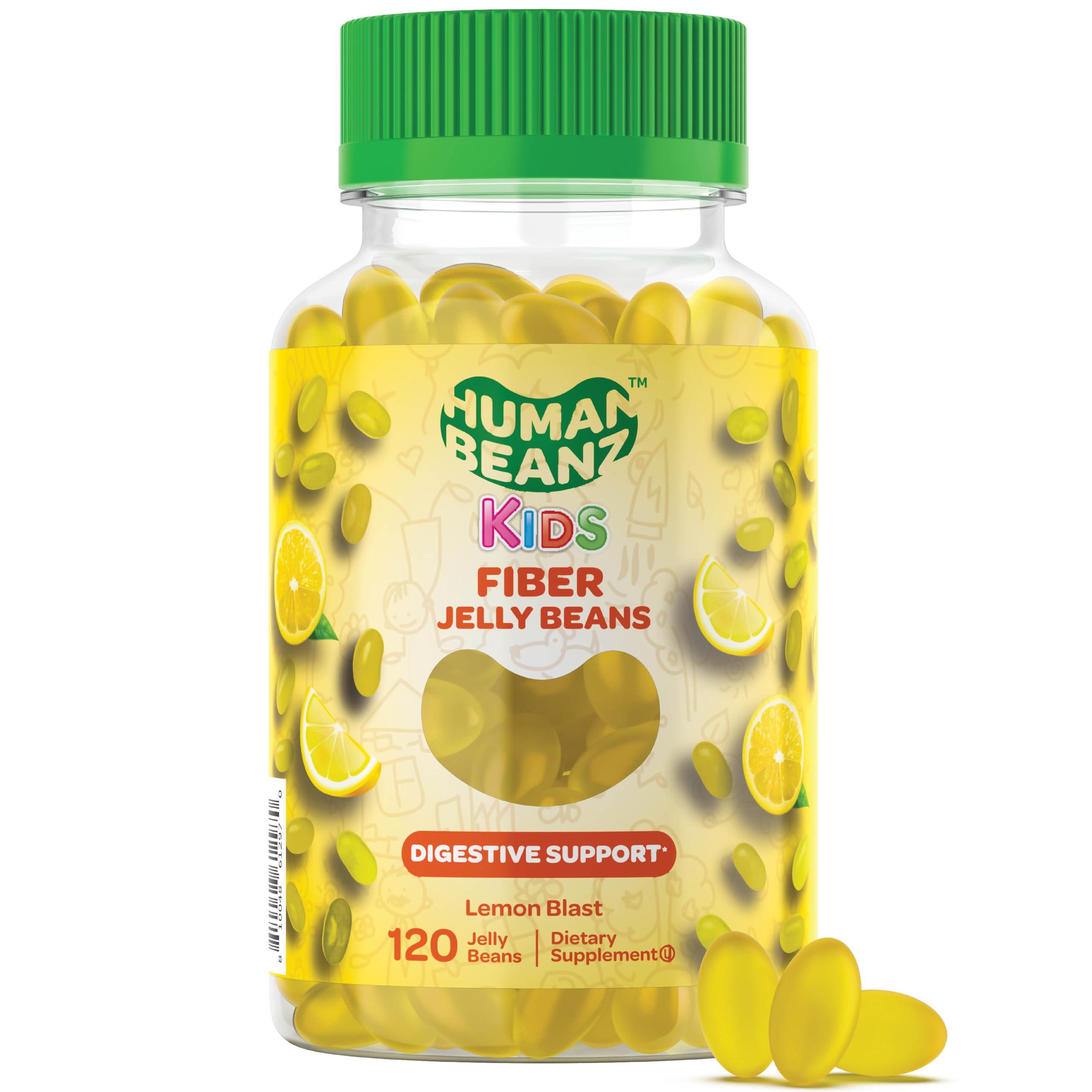 Amazon.com: Human Beanz Fiber Jellybean Gummies for Kids, Nutritional ...
