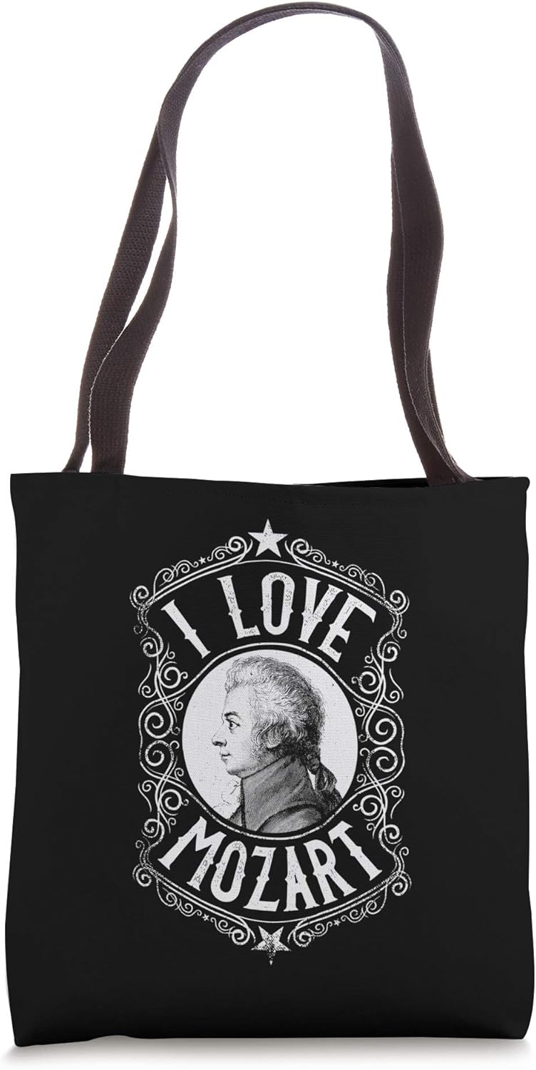 Amazon.com: Austrian Classical Music Composer Mozart Tote Bag ...