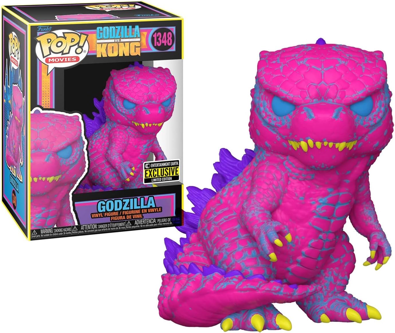 Funko Godzilla vs. Kong Godzilla Black Light Pop! Vinyl Figure ...