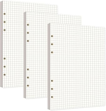 RUCUDIM Raccoglitore ad anelli A5, ricaricabile, formato A5, 3 ...