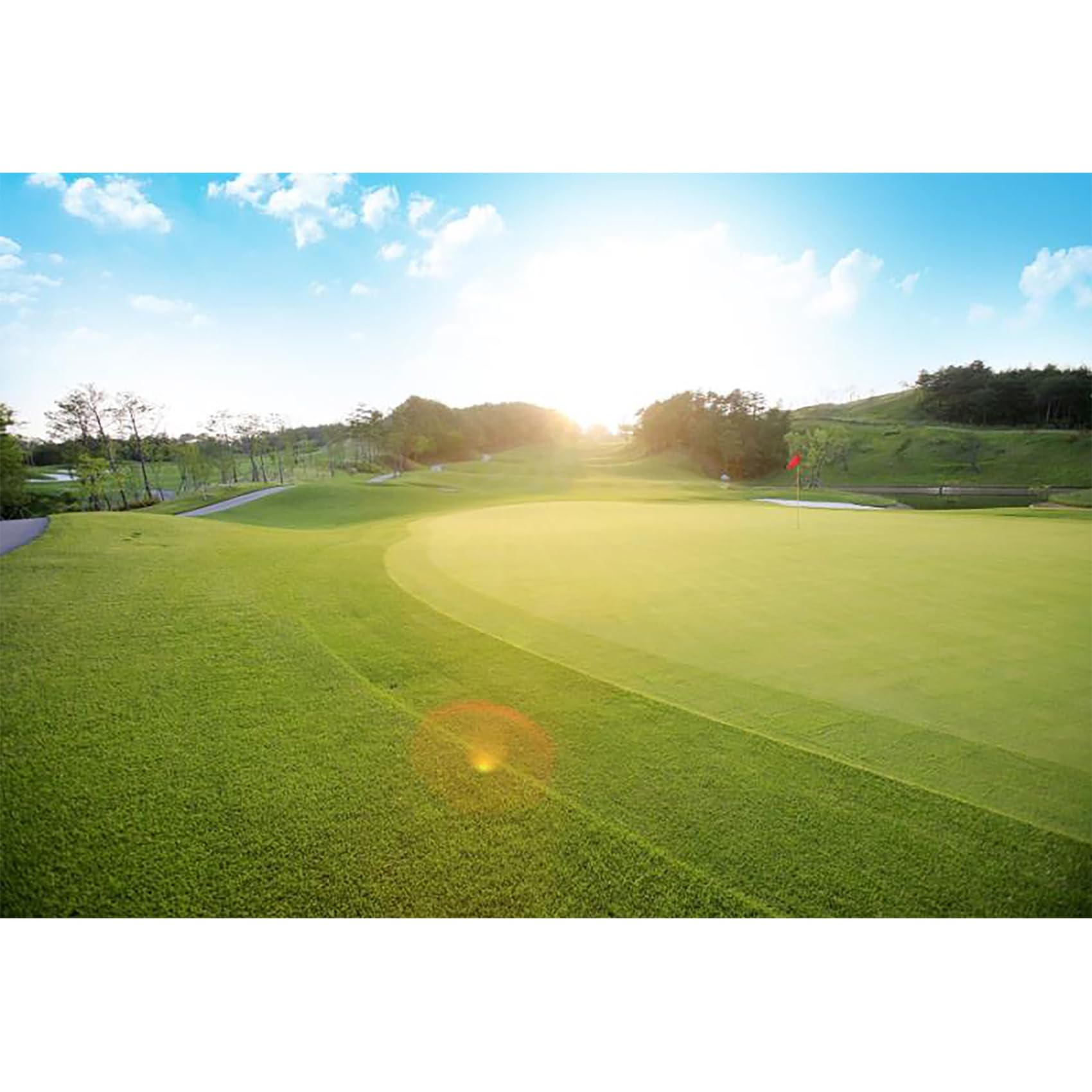 Amazon.com : Baocicco 12x8ft Vinyl Golf Course Backdrops for ...