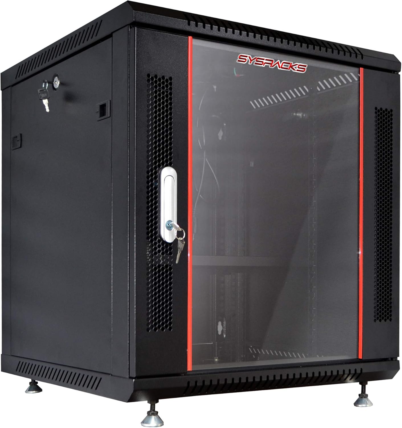 Sysracks - Server Rack - Wall Cabinet - 12 U Wall Mount Rack Enclosure ...