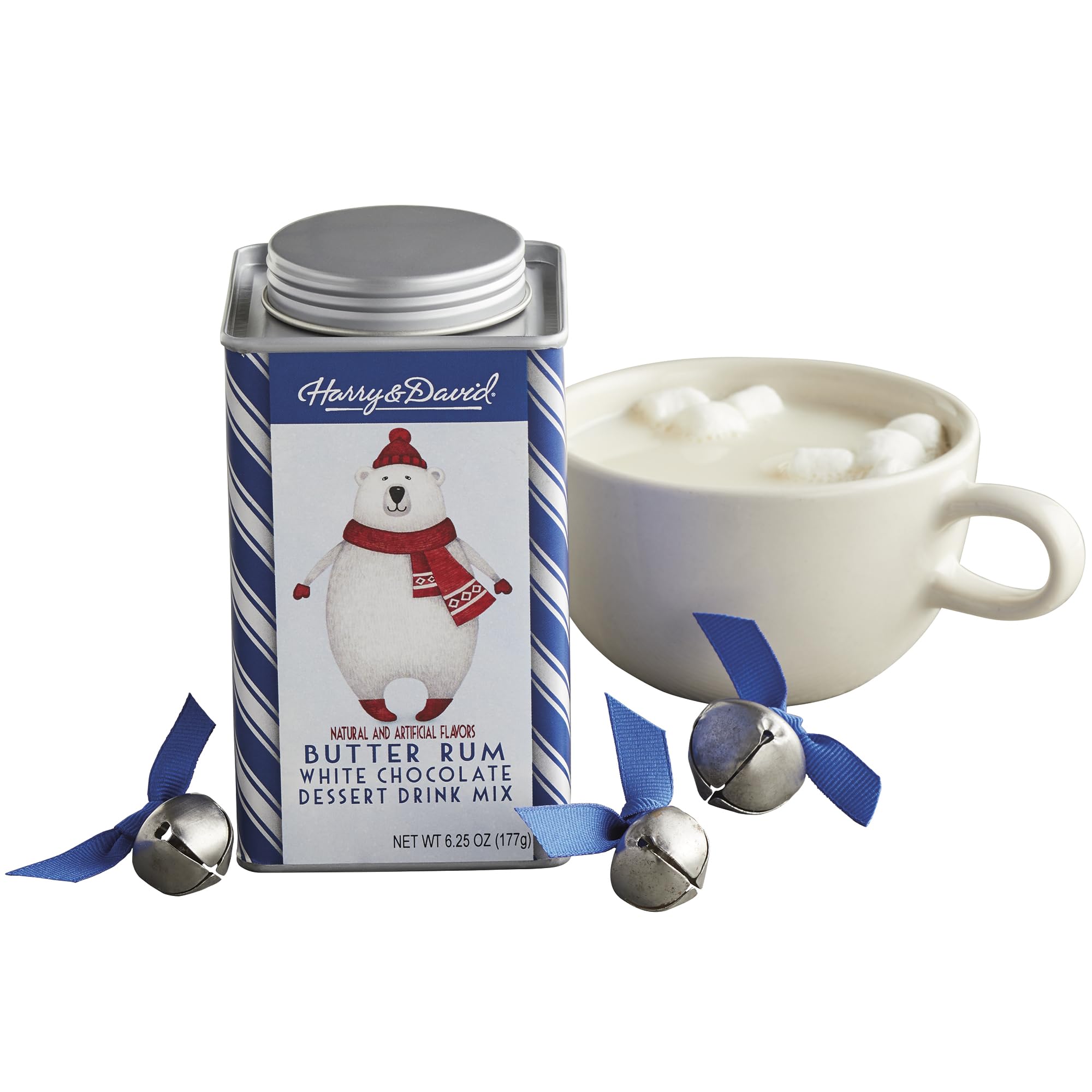 Amazon.com : Harry & David Butter Rum White Chocolate Cocoa, Holiday ...