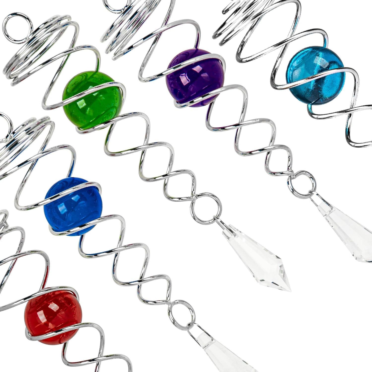 Amazon.com: 5PCS Gazing Ball Spiral Tail Wind Spinner Stabilizer ...