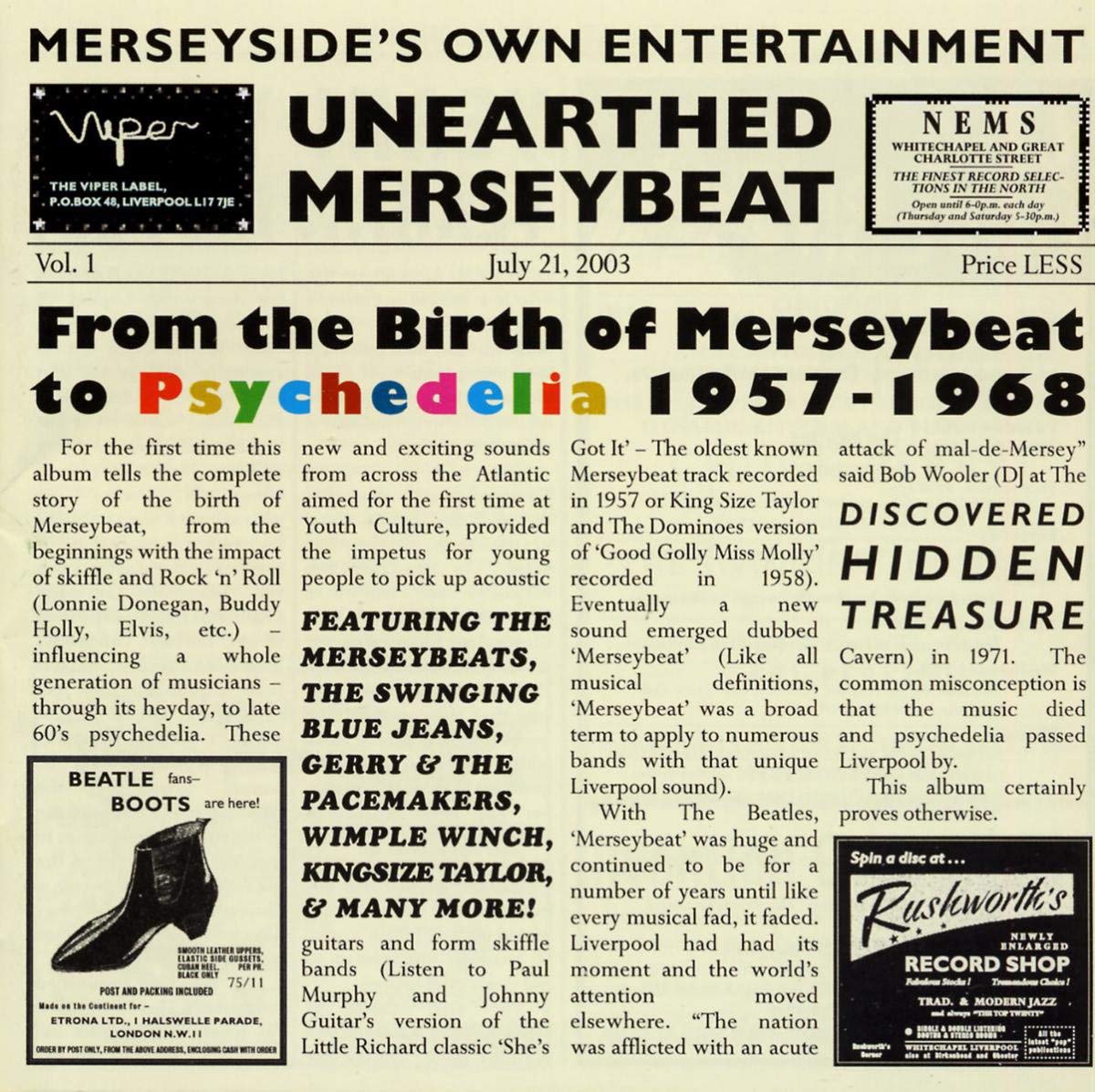 Unearthed Merseybeat: Various: Amazon.in: Music}