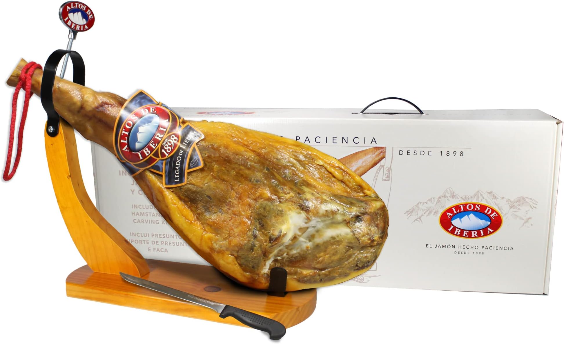 Amazon.com: Spanish Serrano Ham Bone in from Spain 14-17 lb with Ham ...