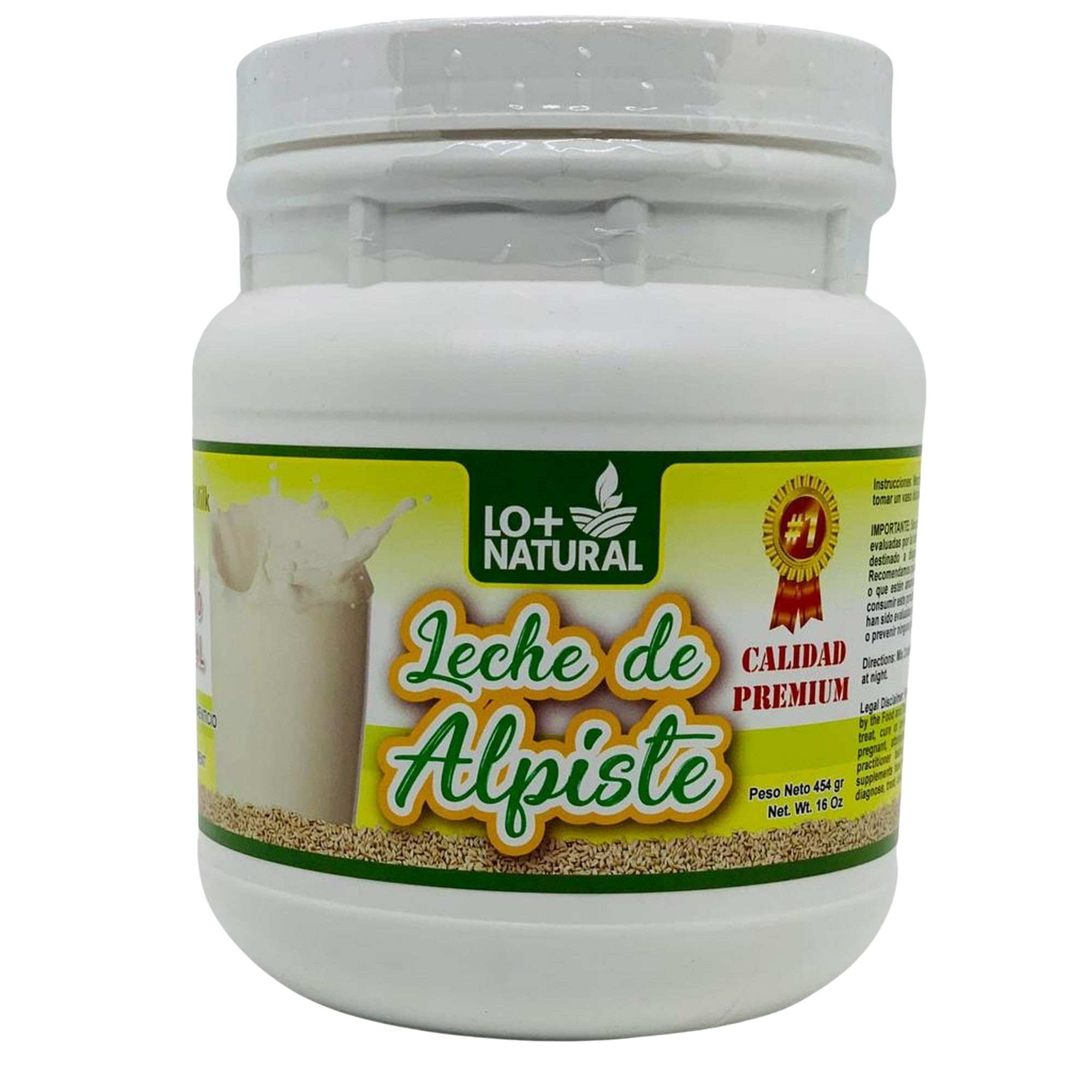 Amazon.com: Leche de Alpiste (454g) Canary Seed Milk / 100% Natural ...
