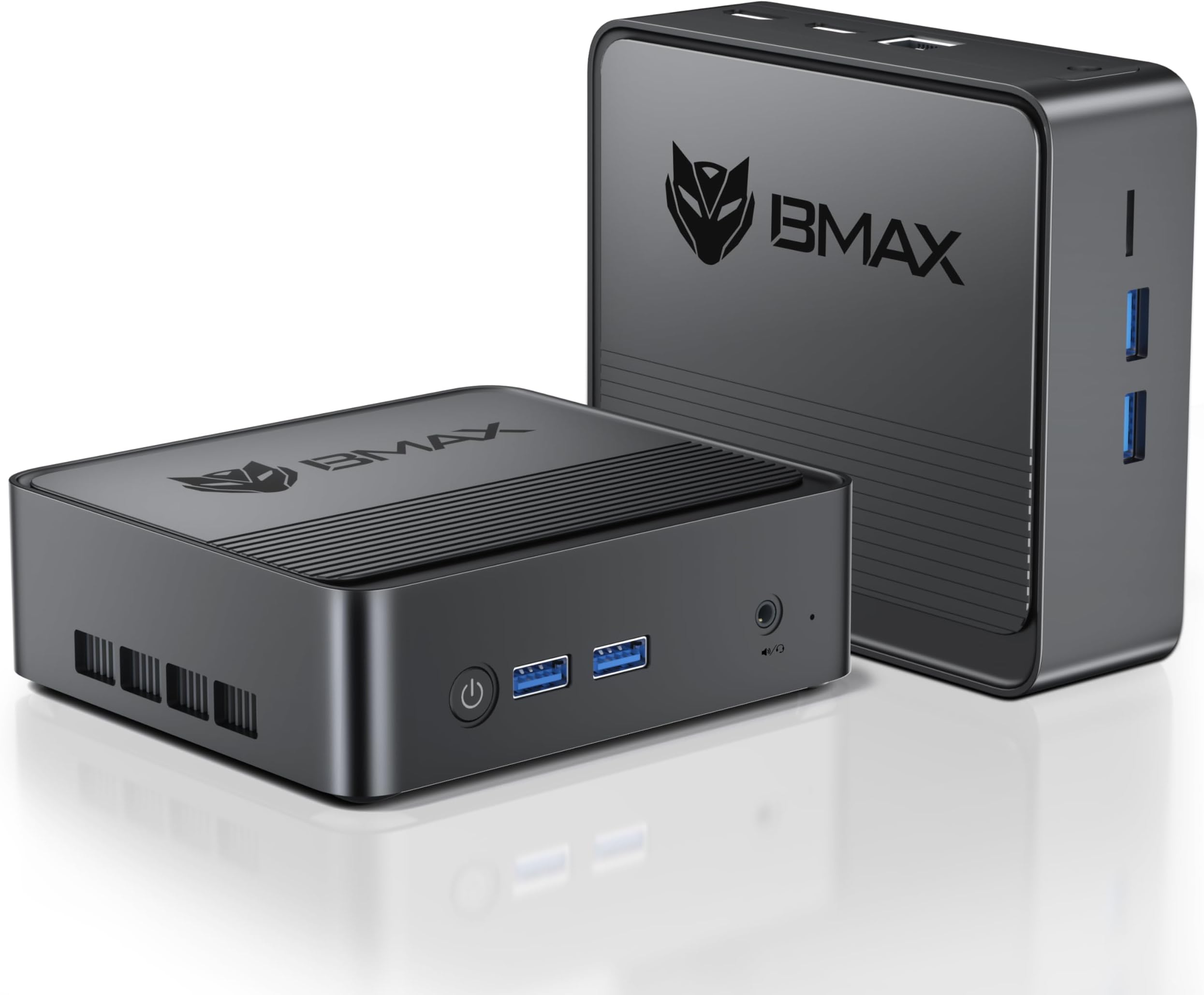 Amazon.com: Bmax Mini PC 4-Core N4100 (up to 2.4 GHz) 8GB LPDDR4/256GB ...