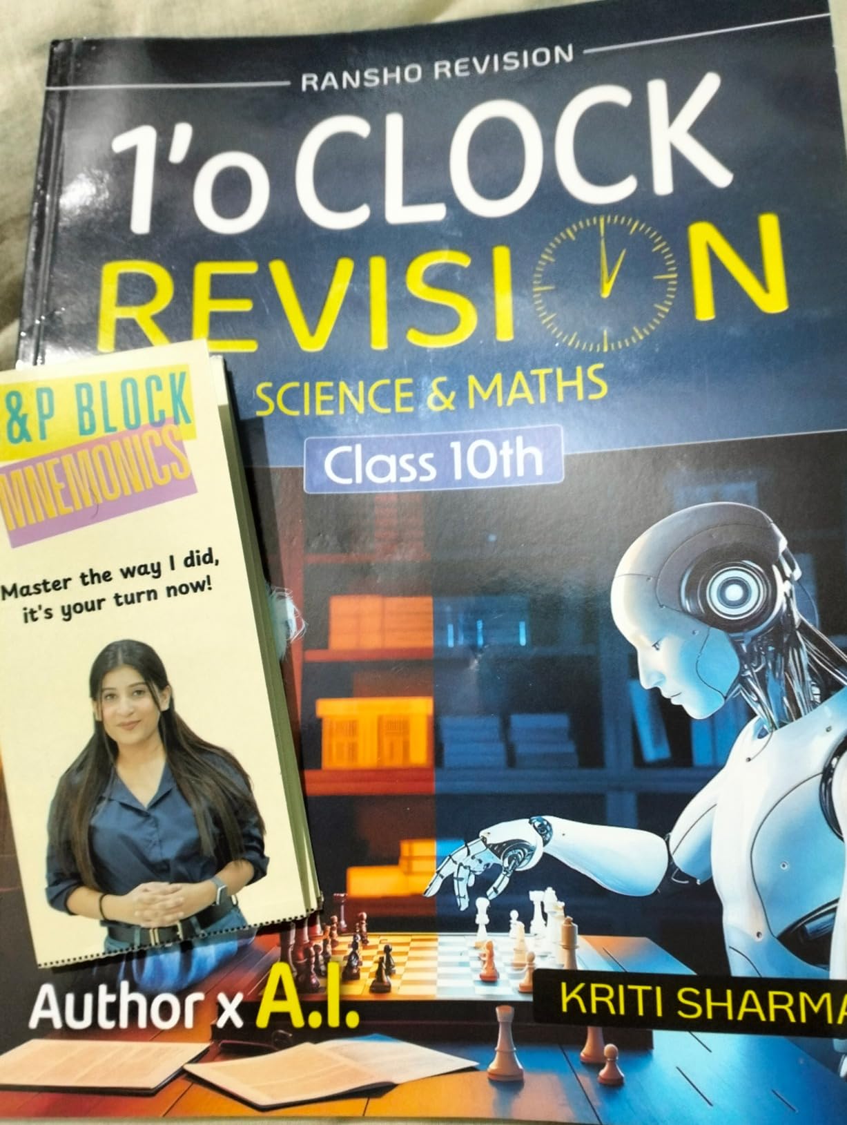 Class 10th Science & Maths Revision Book with AI Images, Flowcharts ...