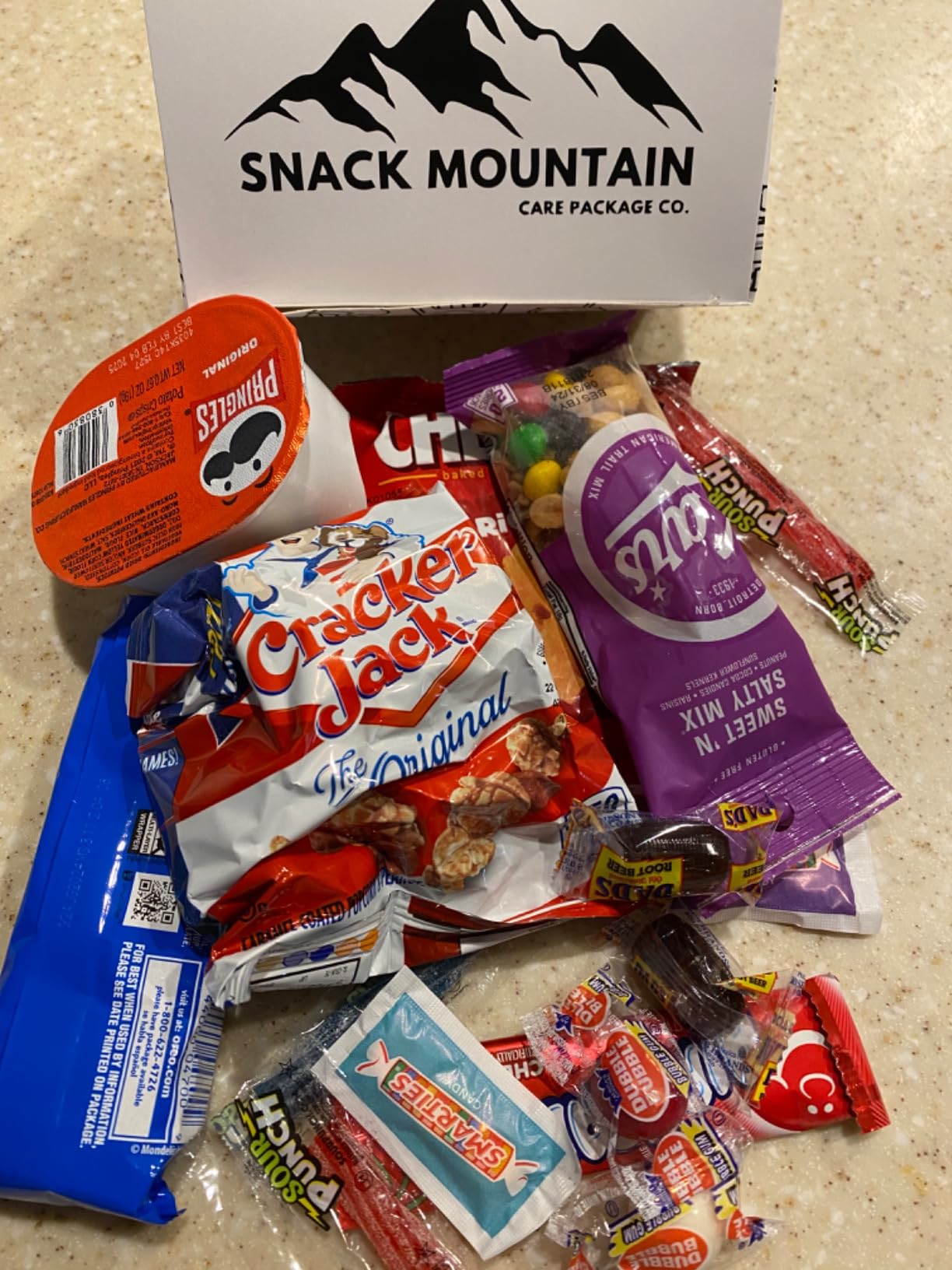 Amazon.com : Snack Mountain Care Package Variety Snack Box Gift Basket ...
