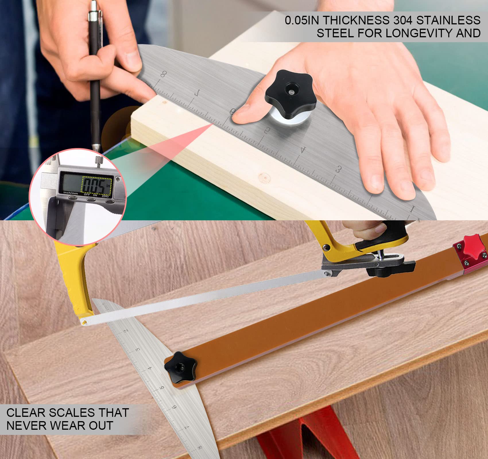 Stair Installation Tool Stair Measuring Tool With 3 Aluminum Rulers ...