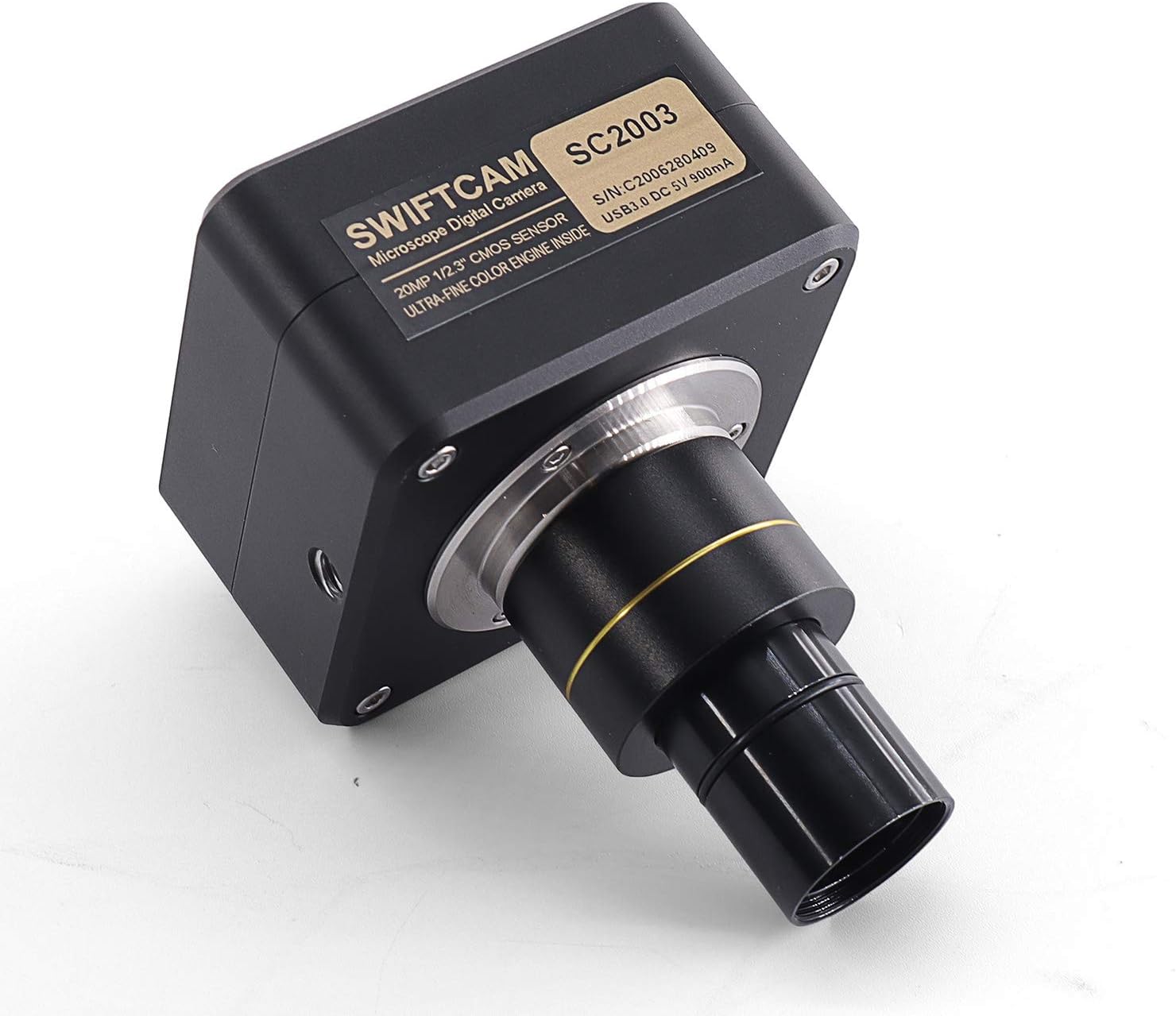 Amazon.co.jp: SWIFT USB顕微鏡カメラ 顕微鏡用デジタルカメラHD 20MP CCD CMOS CマウントWindows/Mac/Linux対応 USB3.0 2000万 ...