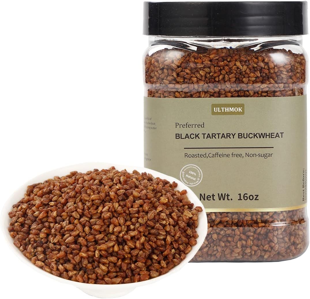 Premium Himalayan Tartary Buckwheat Tea/453g, Black Rosted Buckwheat ...
