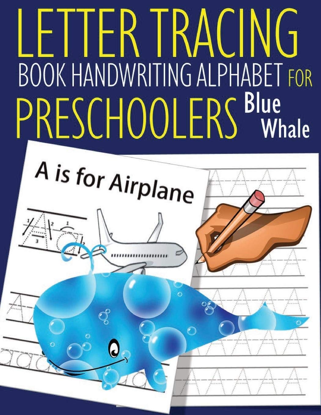 Buy Letter Tracing Book Handwriting Alphabet for Preschoolers Blue ...