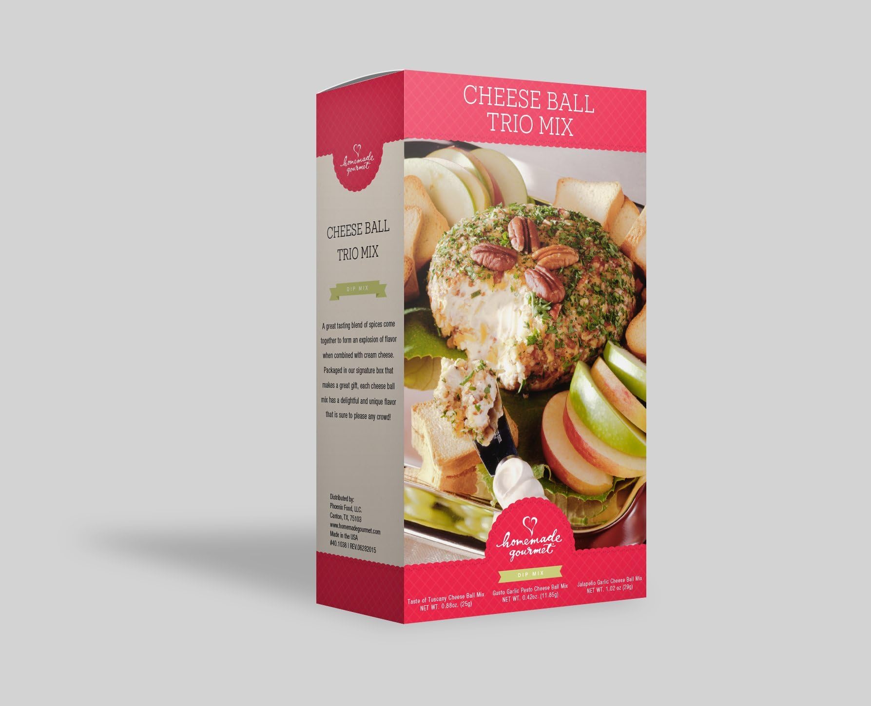 Amazon.com : Cheese Ball Trio : Processed Cheese Spreads : Grocery ...