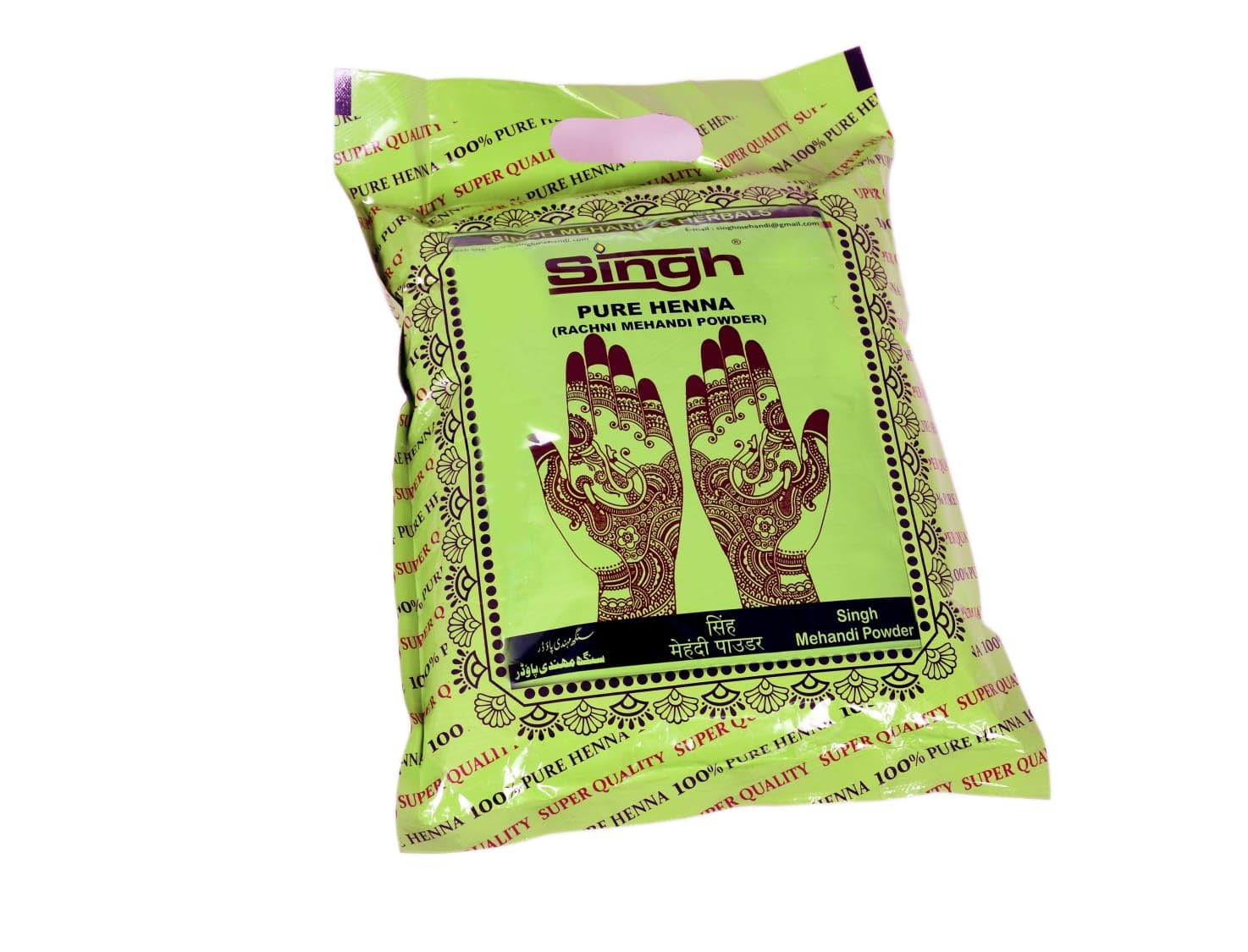 Buy Singh pure henna Rachni MEHANDI powder 1kg pack (4 packs of 250gm ...