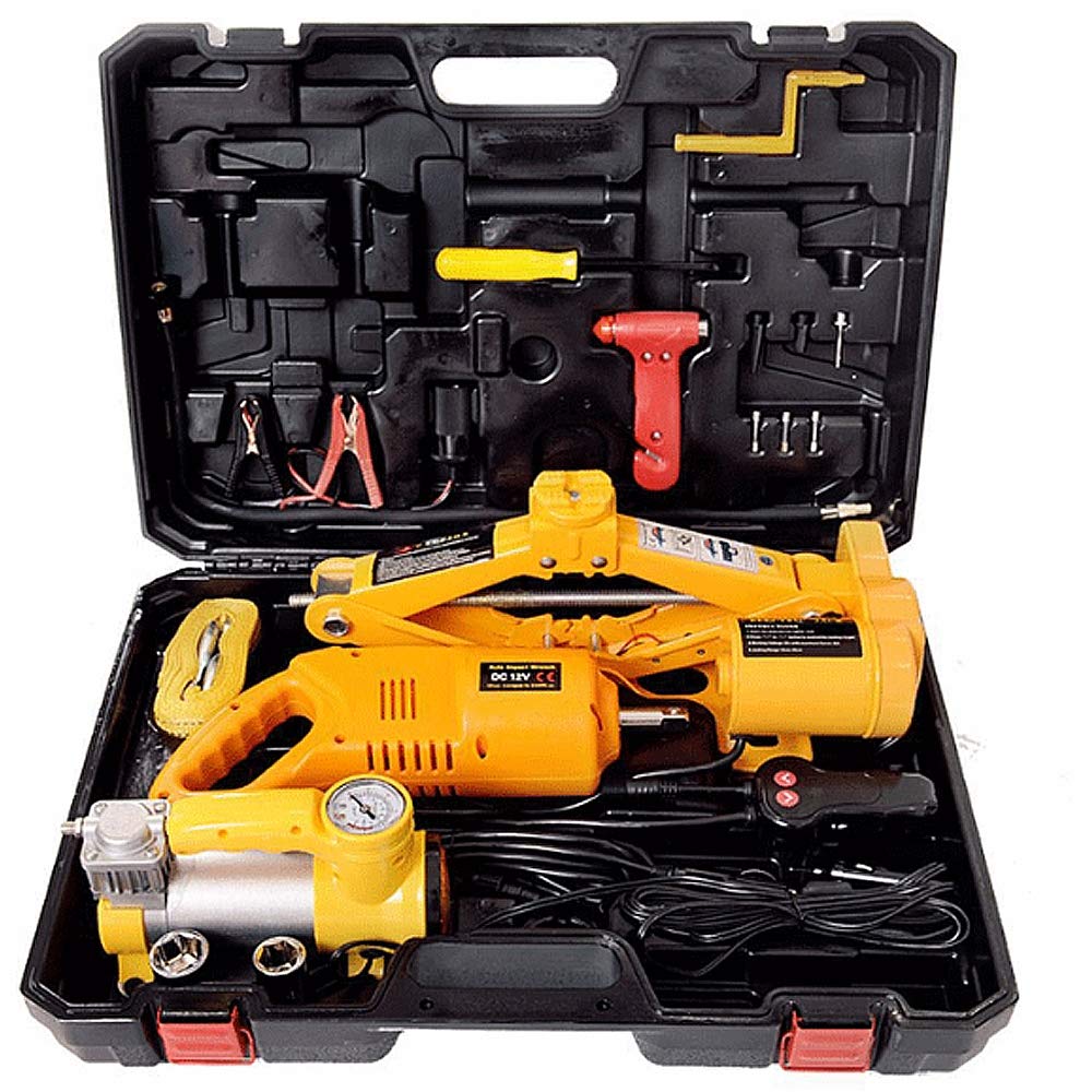 Buy Car Electric Jack Set 3 in 1 All-in-one Automatic DC12V Scissor ...