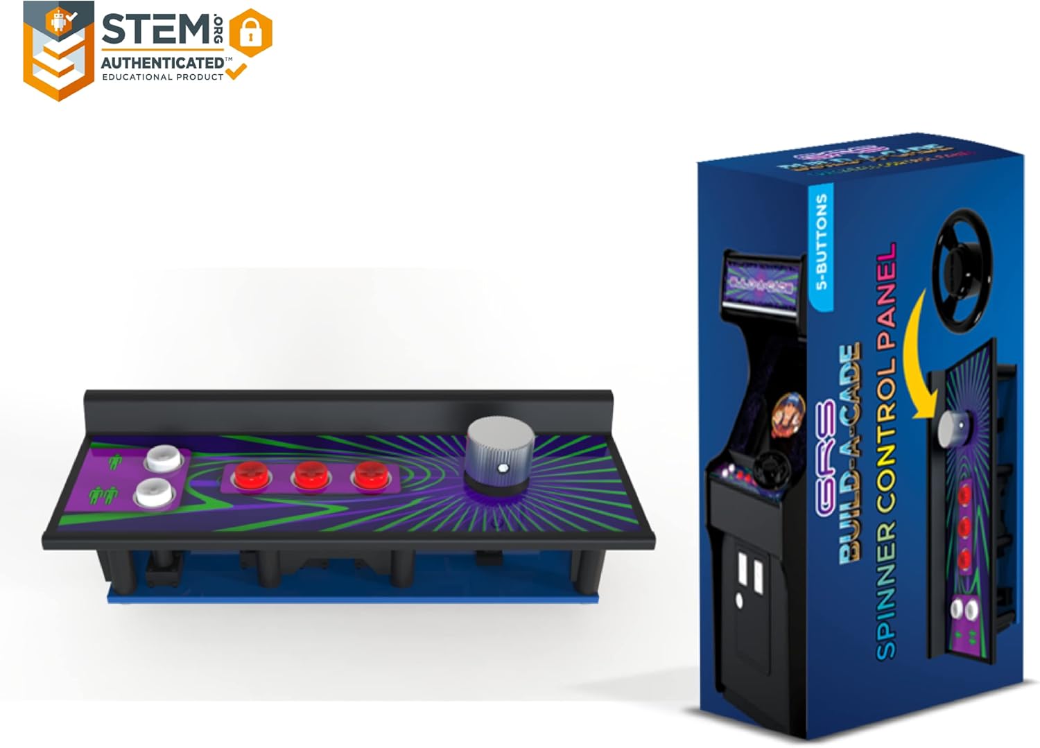 Amazon.com: tsticks GRS BUILD-A-CADE | Spinner Control Panel : Toys & Games