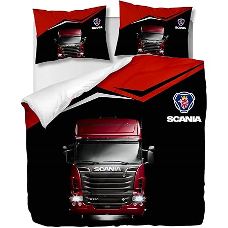 Truck Scania Bedding Set Single Double 3D Printed Duvet Cover Set King ...
