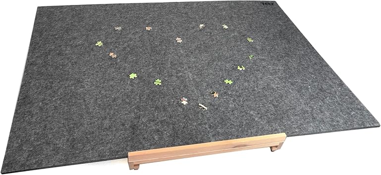 TELY Foldaway Puzzle Board Felt Mat for up to 2000 Pieces of Jigsaw ...