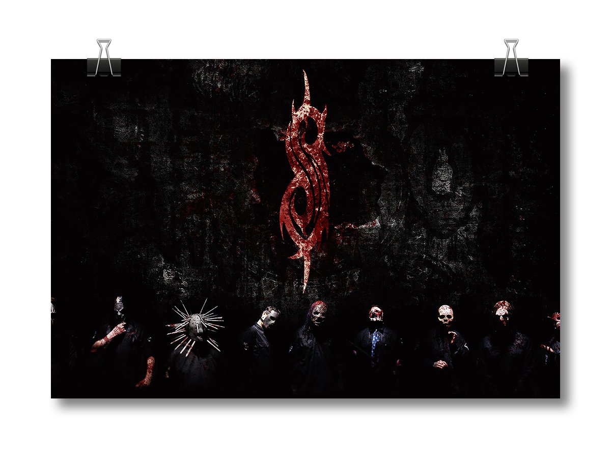 Slipknot Heavy Metal Music Poster #PL0293 : Amazon.in: Home & Kitchen