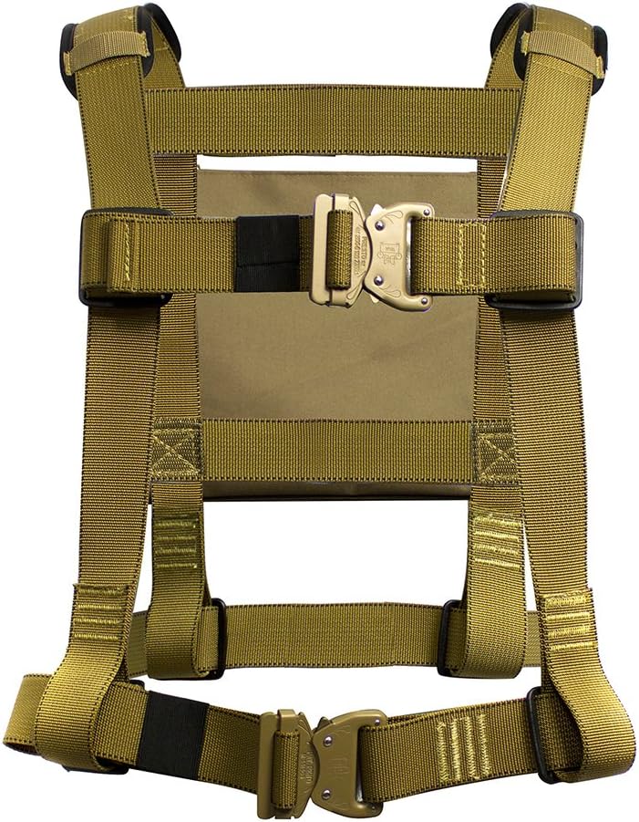 Amazon.com : Fusion Climb Hemera Tactical Chest Carrier System Harness 23kN M-L Coyote Brown,CH ...