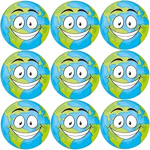 144 Happy Earth Reward Stickers For Children, School Teachers & Parents ...