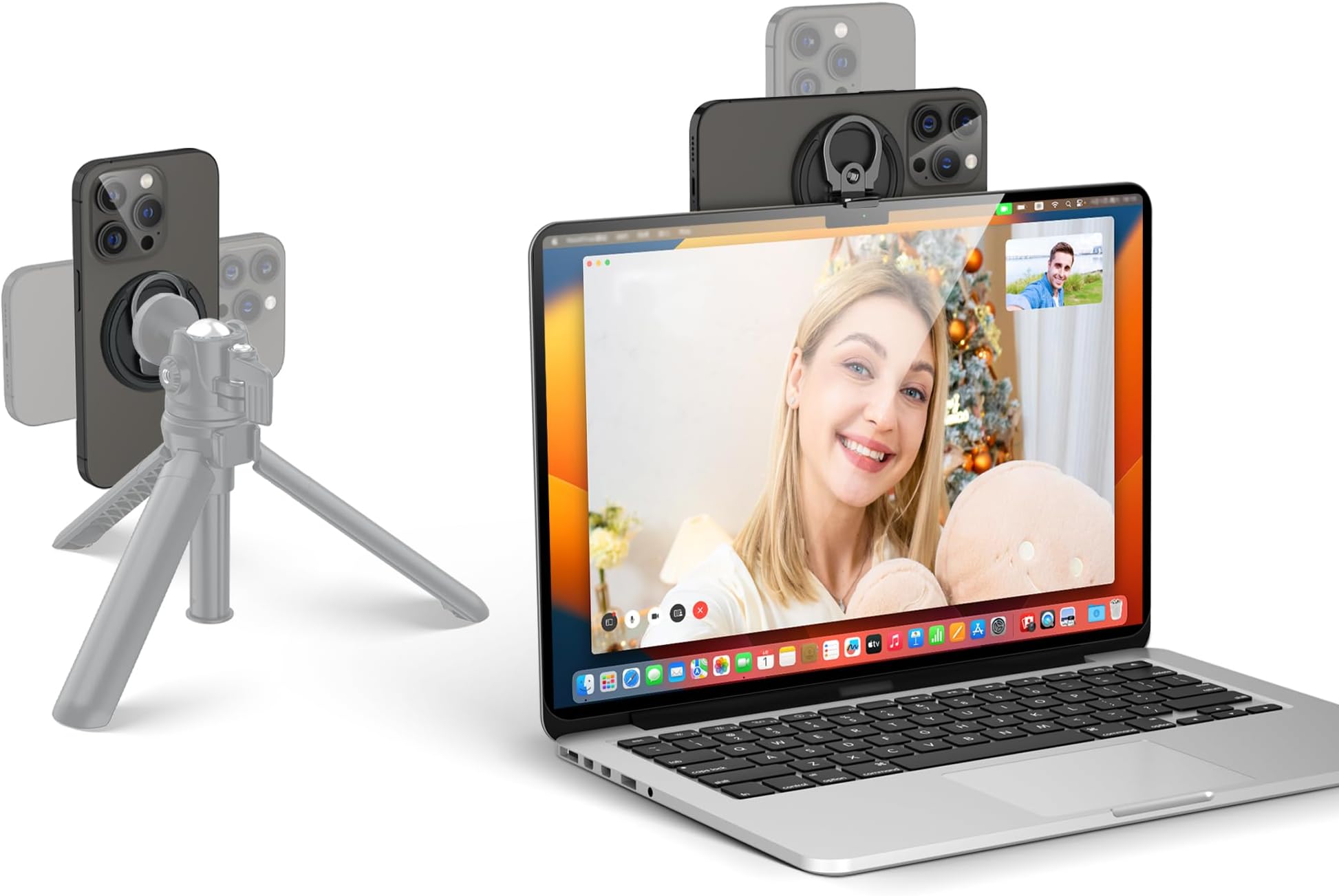 Amazon.com: Itramax Continuity Camera Mount for Desktop Monitor & iMac ...