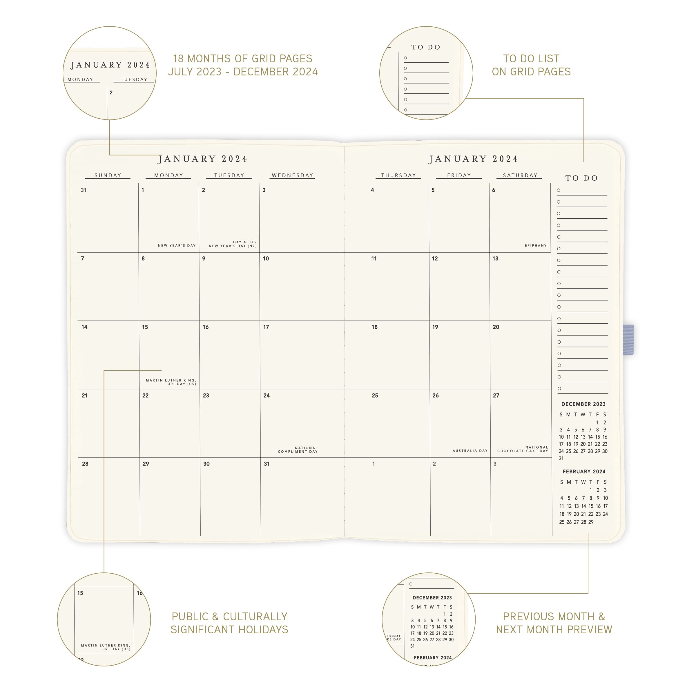 Snapklik.com : Graphique 2024 Apollo Business Planner 18 Month ...
